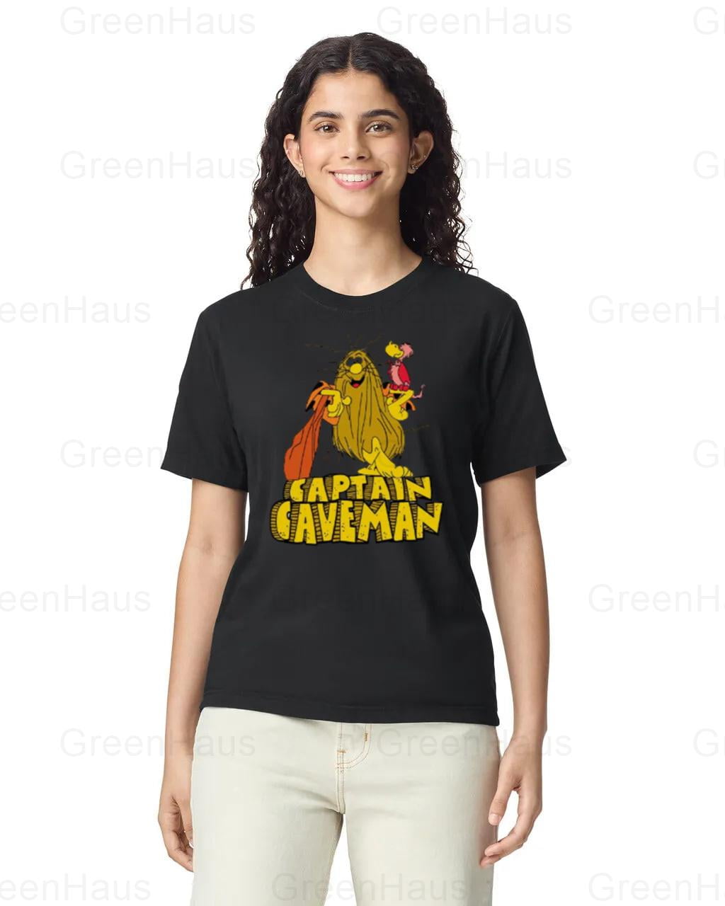 Captain Cavemen Comfort Color T-Shirt 70s 80s Retro Cartoon Style, for ...