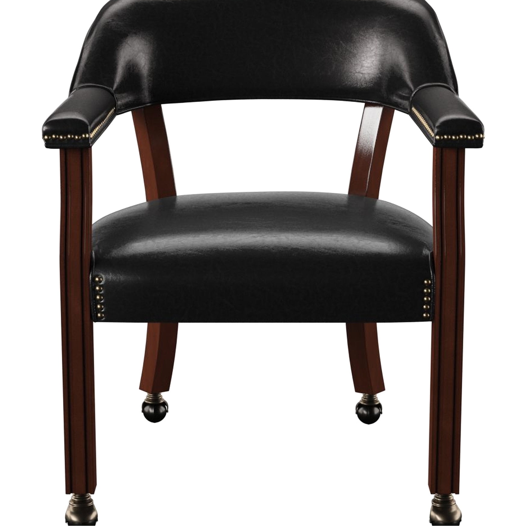 Captain Chair / Medium Cherry Color, 26.5 lb Package Weight / Easy to ...