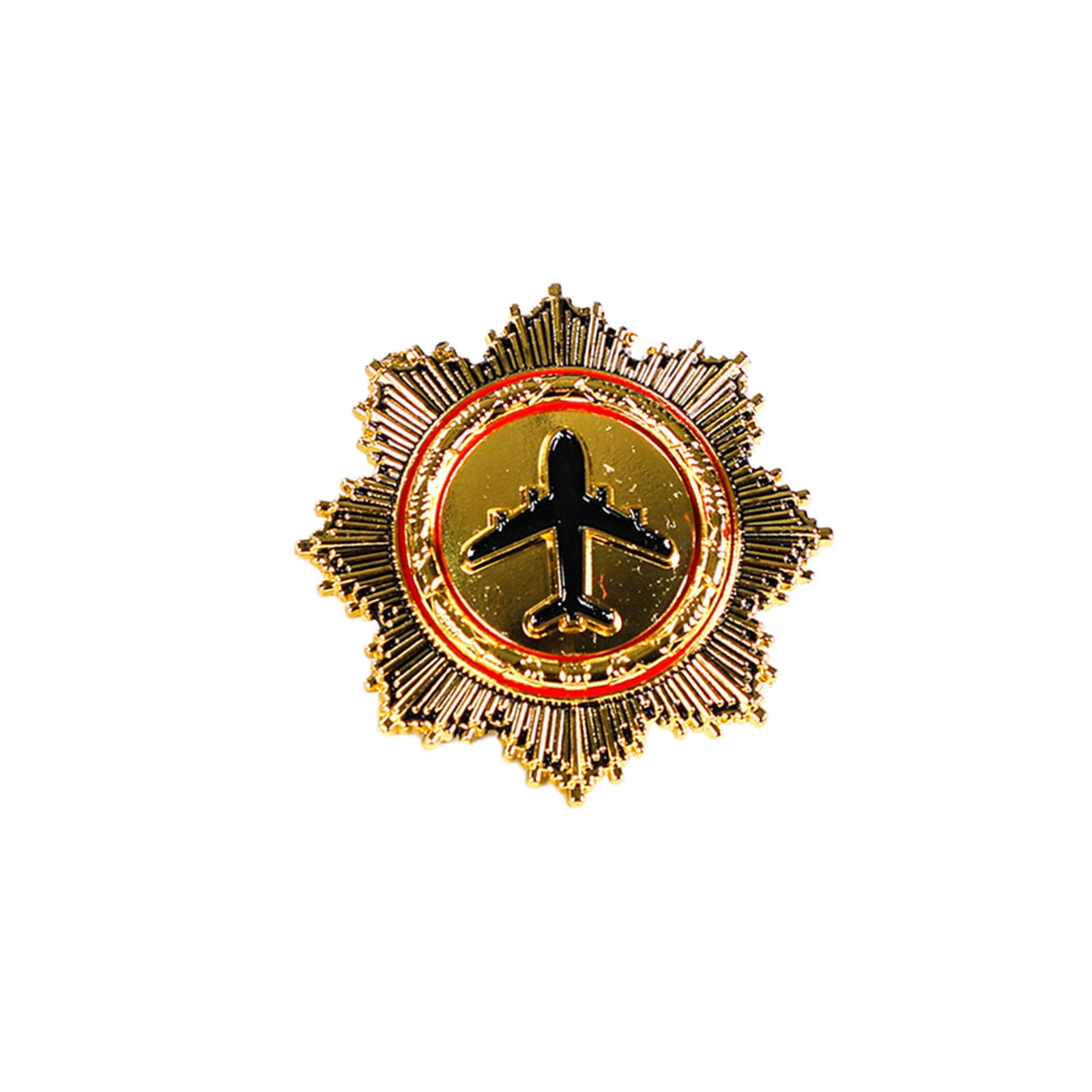 Captain Chest Badge Aviation Wing Badge Airman Wing Pin Metal Airman ...