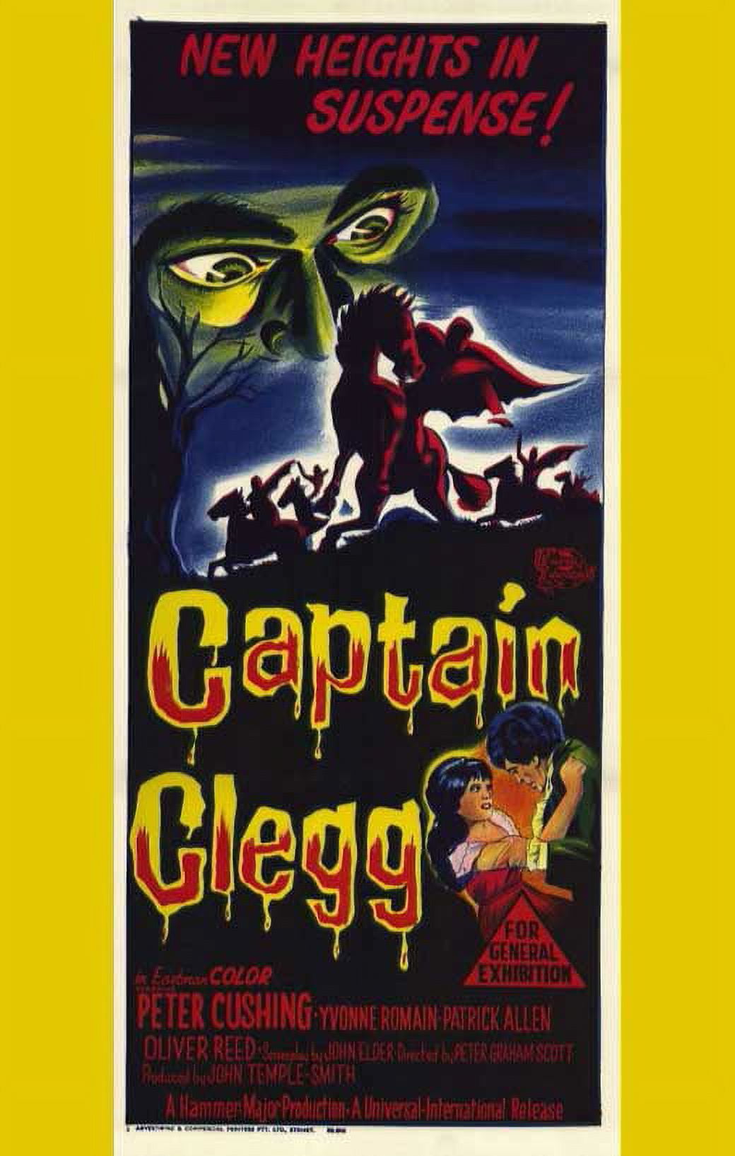 Captain Clegg - movie POSTER (Style A) (11" x 17") (1962) - Walmart.com