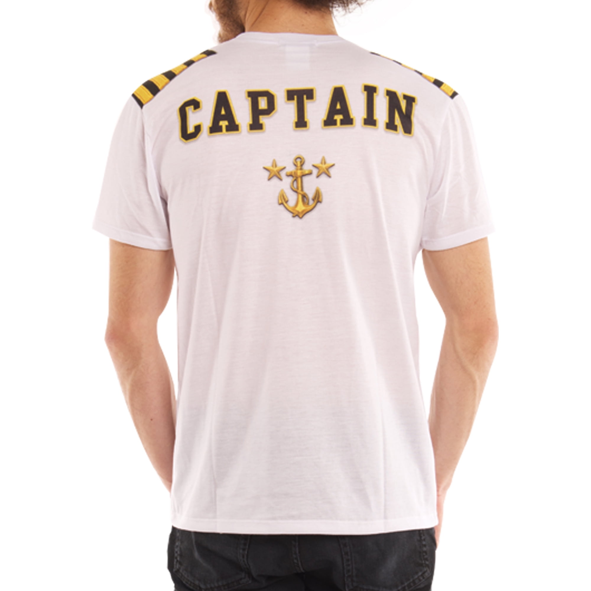 Captain Costume Tee Apparel Sublimated - Sublimation - Walmart.com