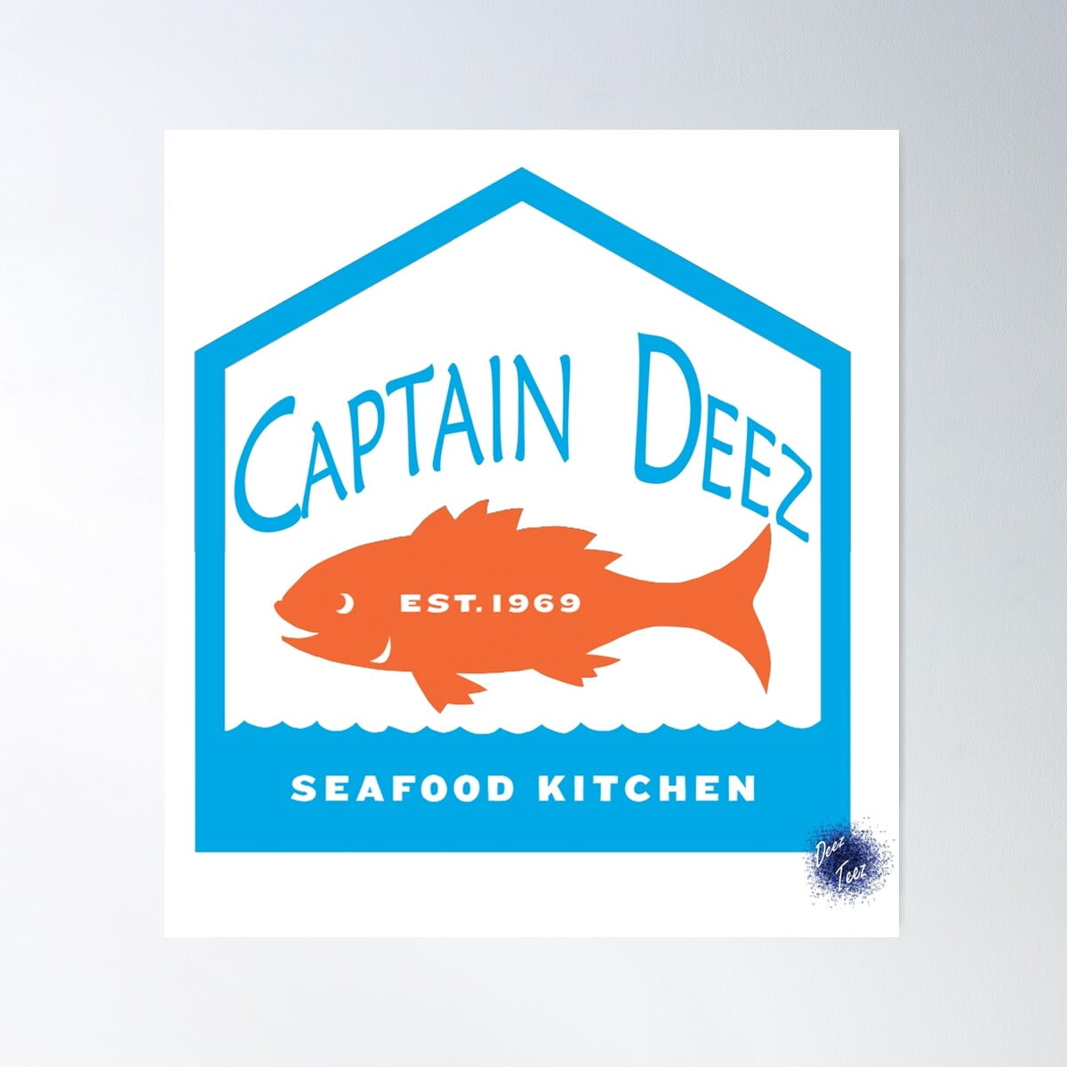 Captain Deez Poster Wall Art, Modern Wall Decor For Living Room Bedroom ...