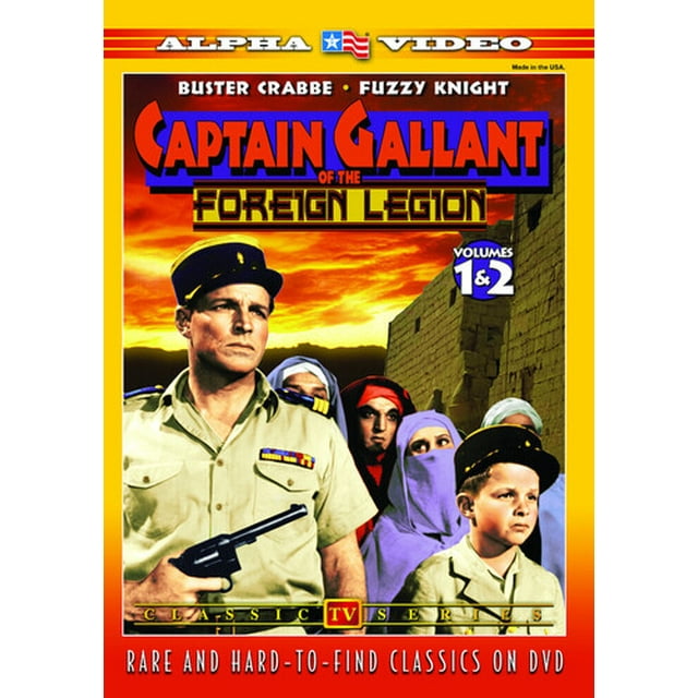 Captain Gallant of the Foreign Legion 1 & 2 (DVD), Alpha Video, Action & Adventure - Walmart.com