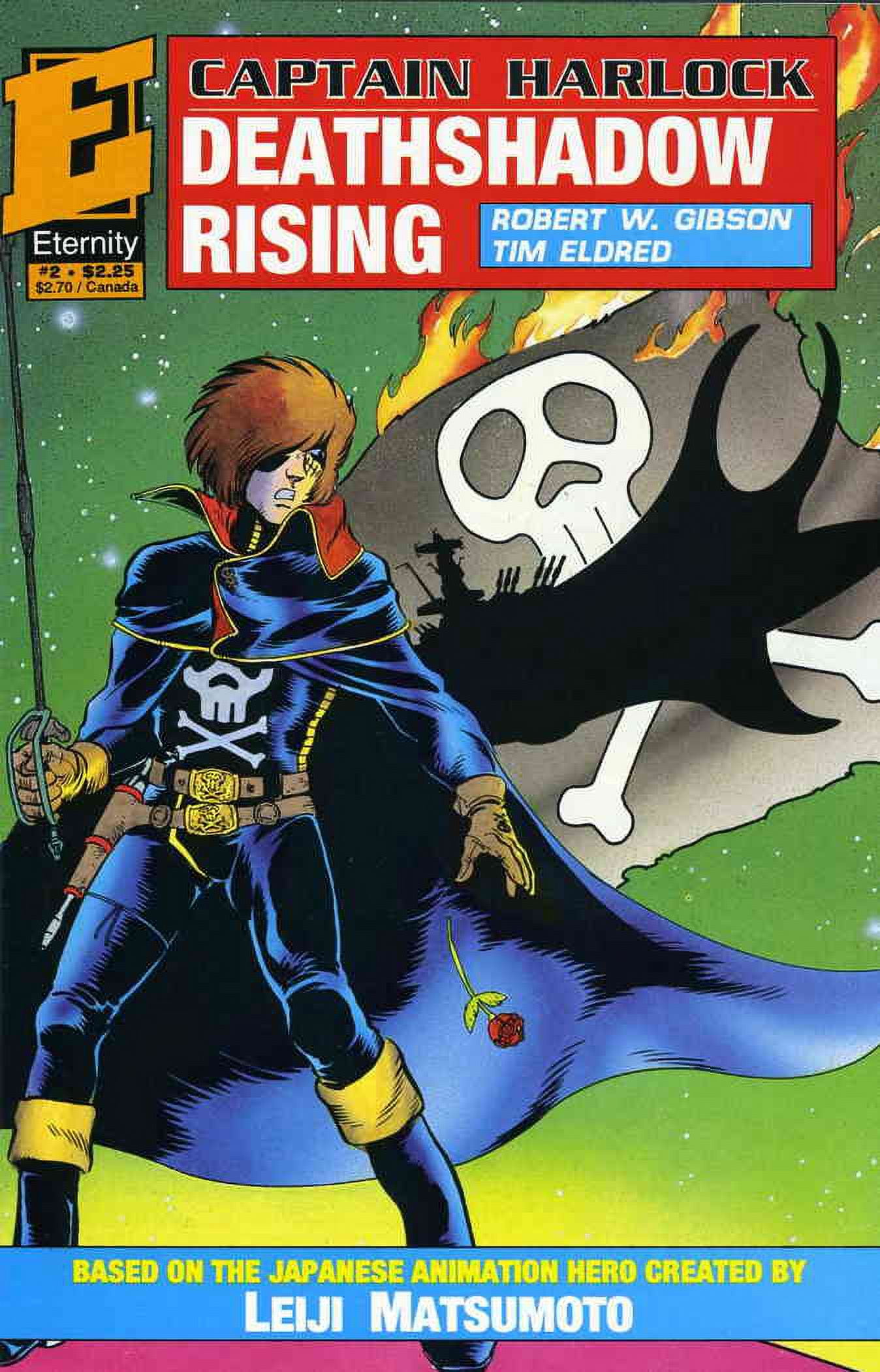 Captain Harlock: Deathshadow Rising #2 VF ; Eternity Comic Book ...