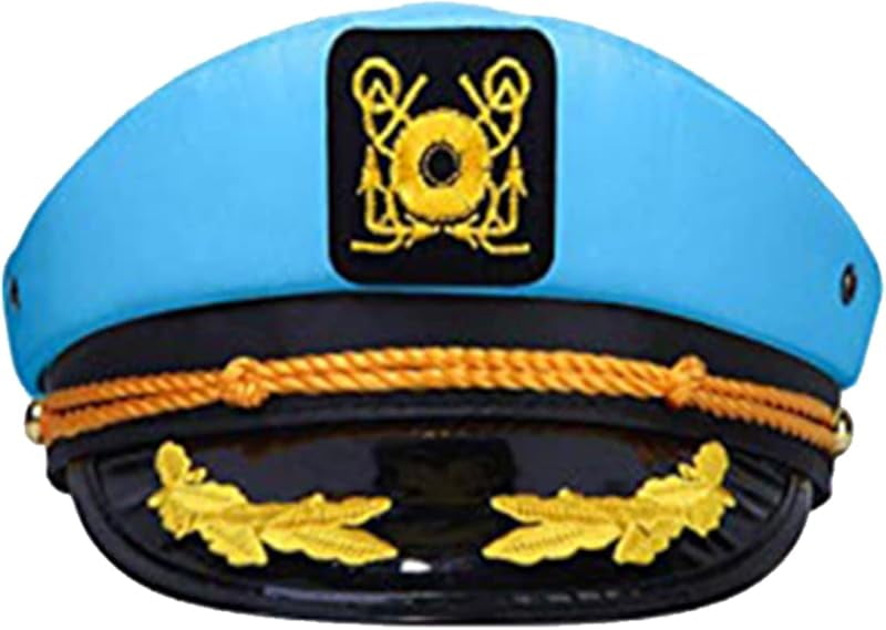 Captain Hat for Men Women Adjustable Sailor Hats Boat Cruise Yacht Rock ...