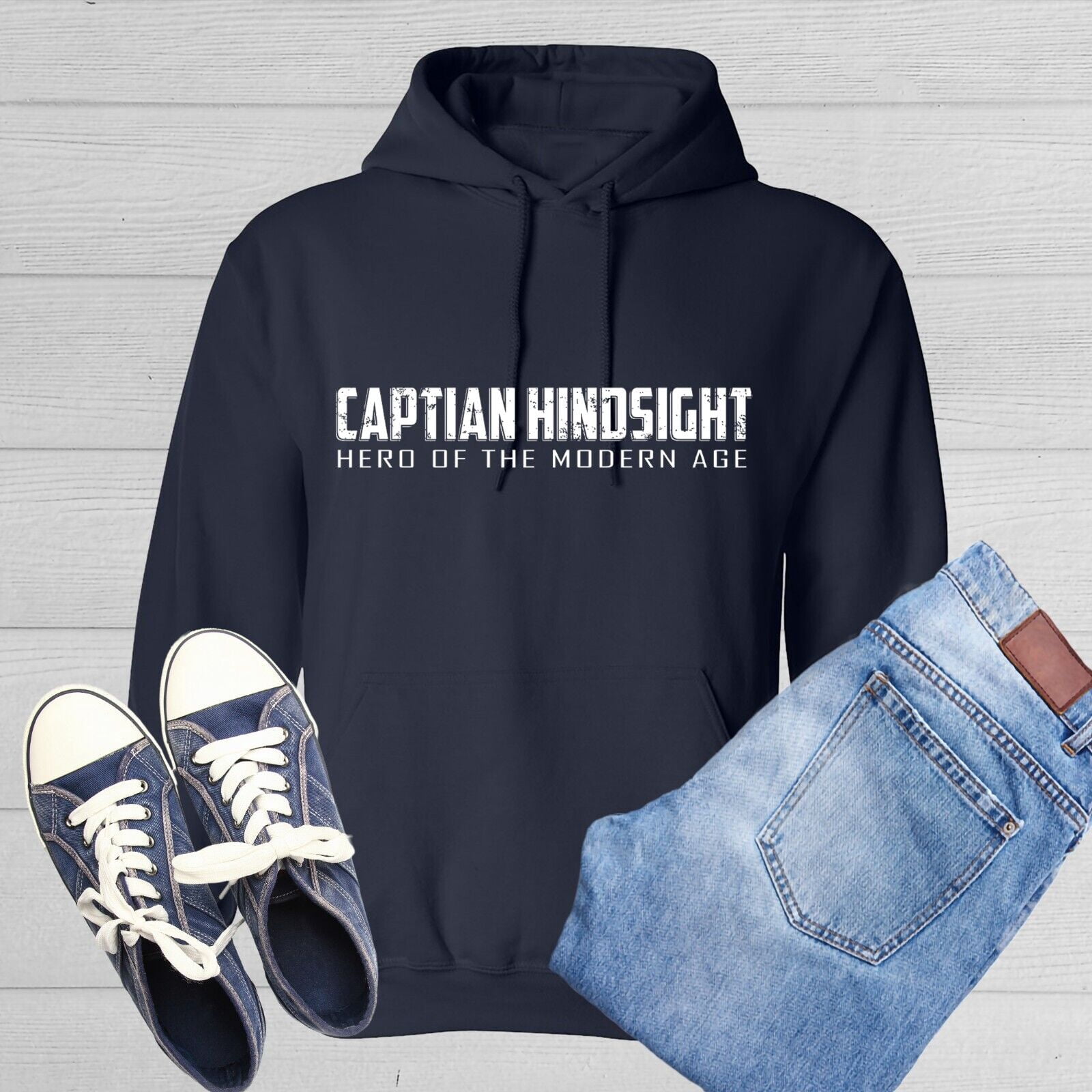 Captain Hindsight Hero of The Modern Age Sarcastic Humor Novelty Funny ...