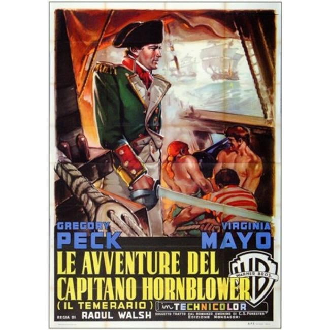 Captain Horatio Hornblower Movie Poster - 11 x 17 in. - Walmart.com