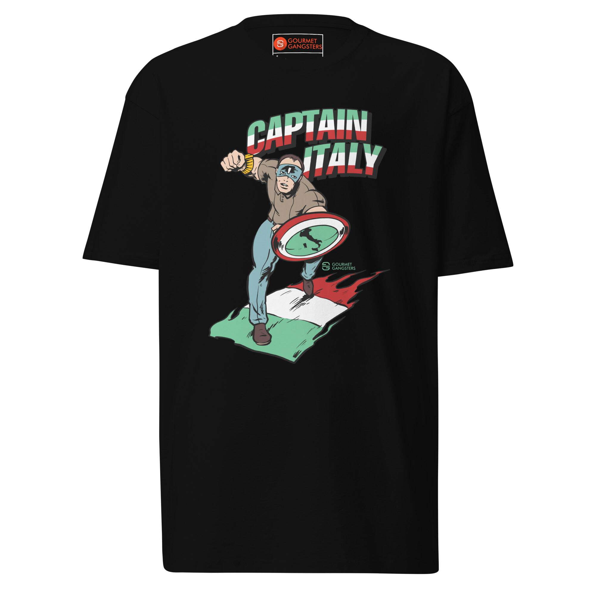 Captain Italy T-Shirt - Italian Superhero Comic Spoof - Walmart.com