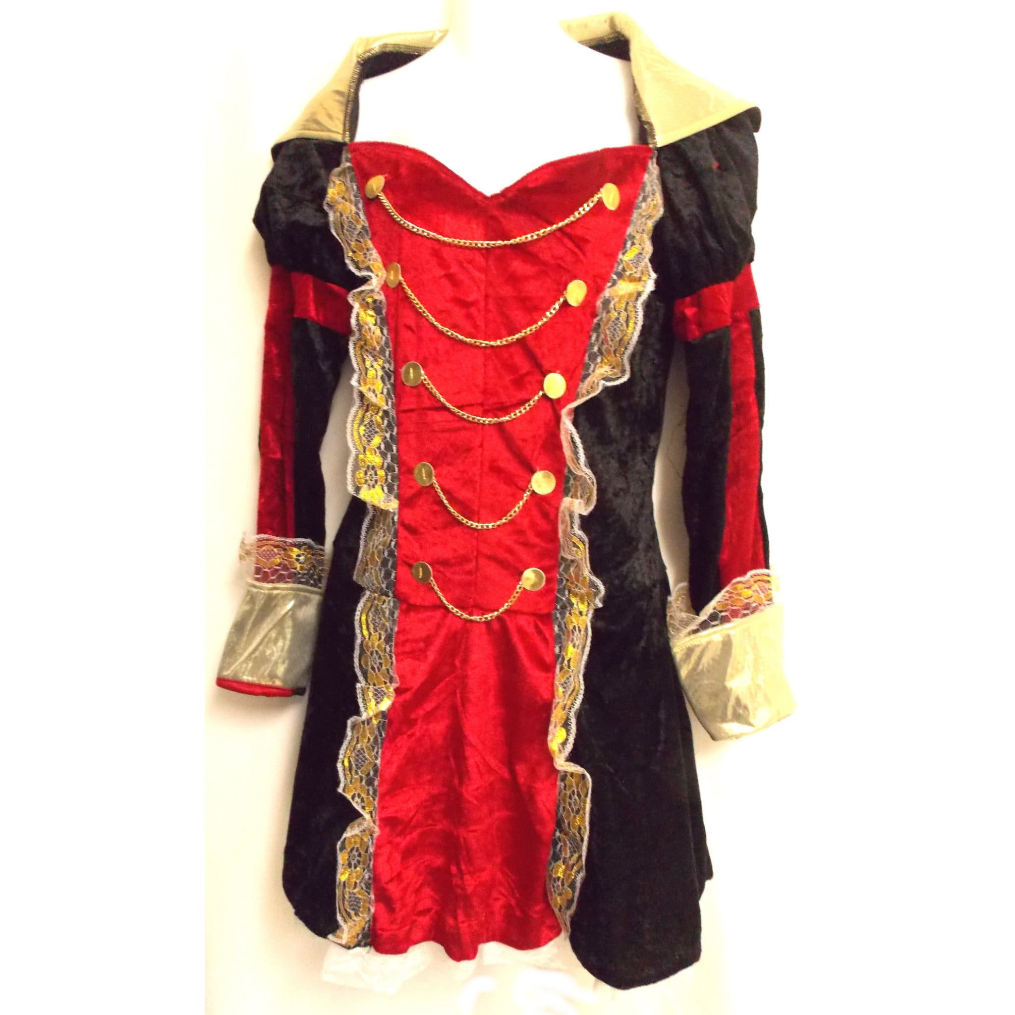 Captain Jack Pirate Costume Large Party Cosplay Halloween Hat Dress ...