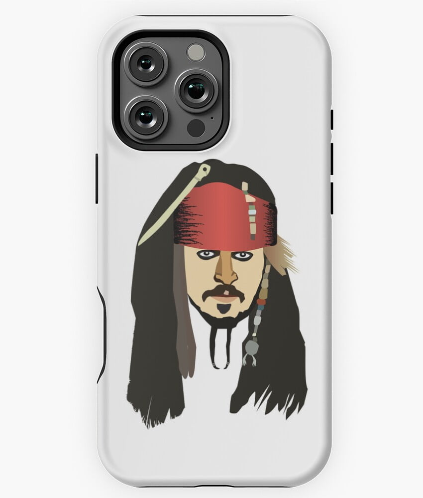 Captain Jack Sparrow Pirate Hero Phone Case for iPhone 16 15 14 13 12 ...