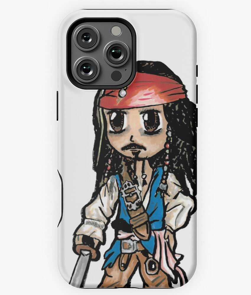 Captain Jack Sparrow Pirate Hero Phone Case for iPhone 16 15 14 13 12 ...