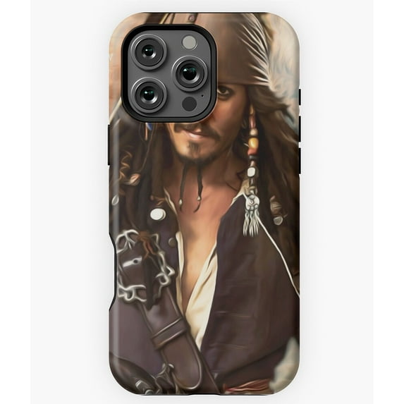 Captain Jack Sparrow Pirate Hero Phone Case for iPhone 16 15 14 13 12 ...
