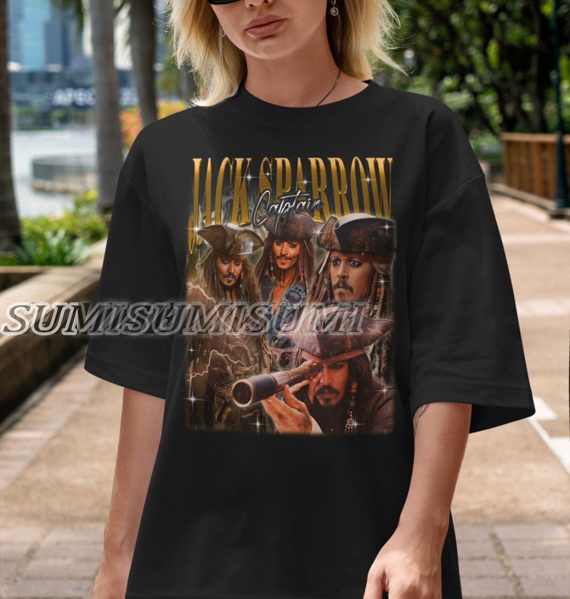 Captain Jack Sparrow Shirt Jack Sparrow Homage Tshirt Jack Sparrow Fan ...