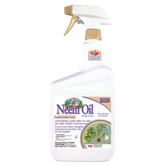 BONIDE Neem Oil 16 oz Ready-to-Use Spray Insecticide Fungicide Miticide ...