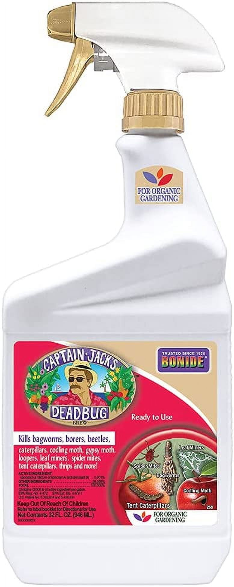 Captain Jack's Deadbug Brew Ready-to-Use Spray, 32 oz Outdoor ...