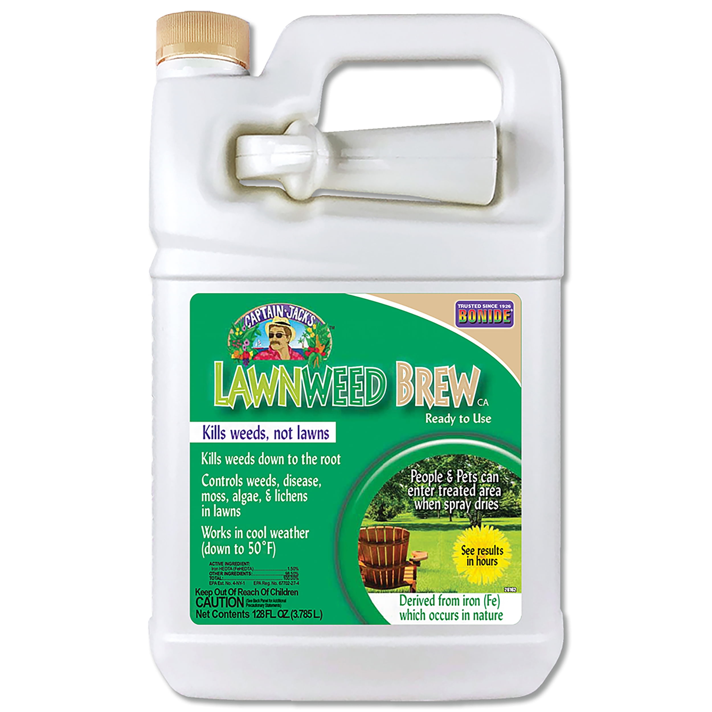Captain Jack's Lawnweed Brew Weed & Disease Control Spray, 128 fl oz ...