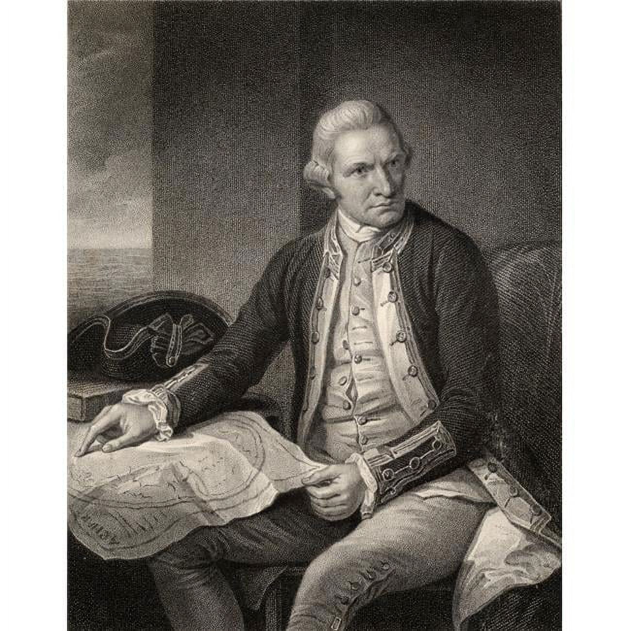 Captain James Cook 1728 To 1779 British Naval Commander Navigator And ...