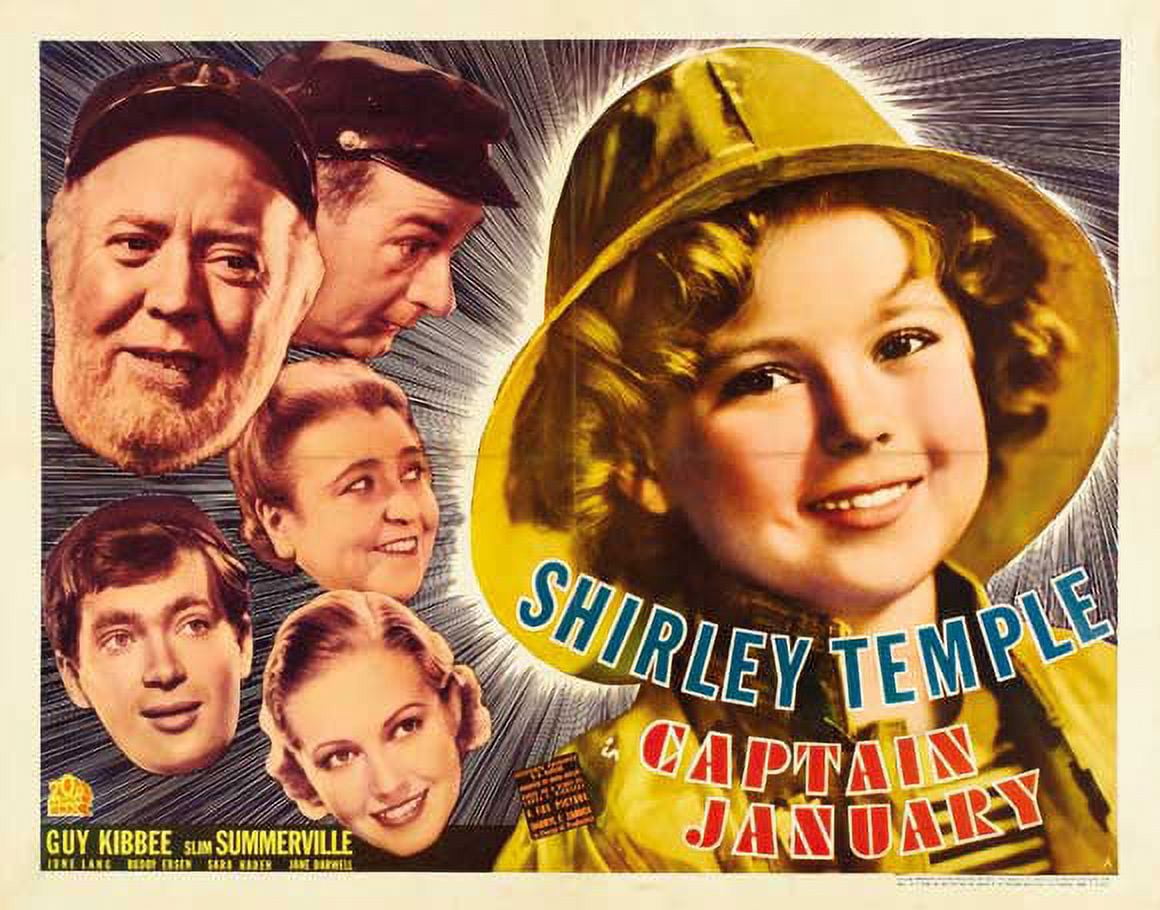 Captain January - movie POSTER (Half Sheet Style A) (22" x 28") (1936 ...