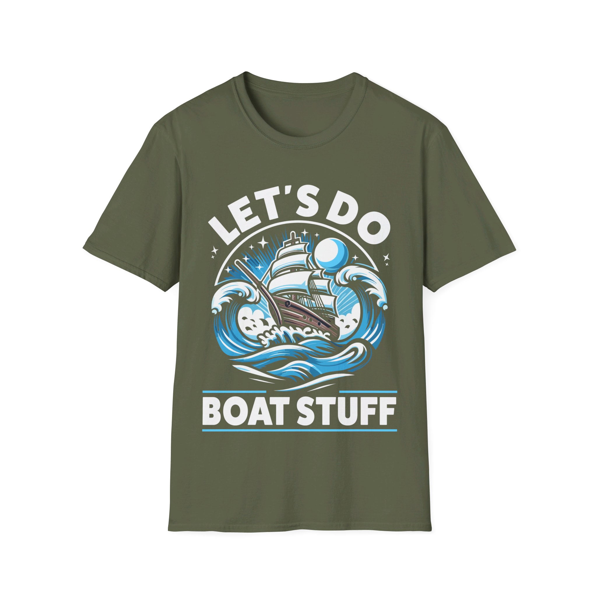 Captain Let's Do Boat Stuff Boating Owner Sailor Boater TShirt ...