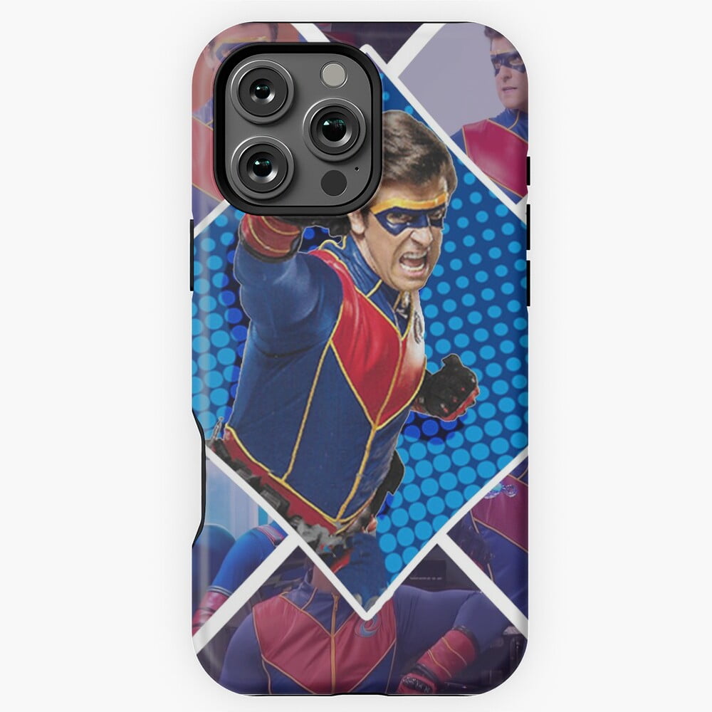 Captain Man Abstract Pattern Retro Action Style iPhone Case 17 through ...