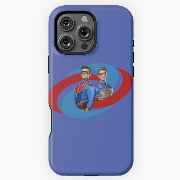 Captain Man Kid Danger Golden Badge Logo Art iPhone Case 17 to 11 Pro ...