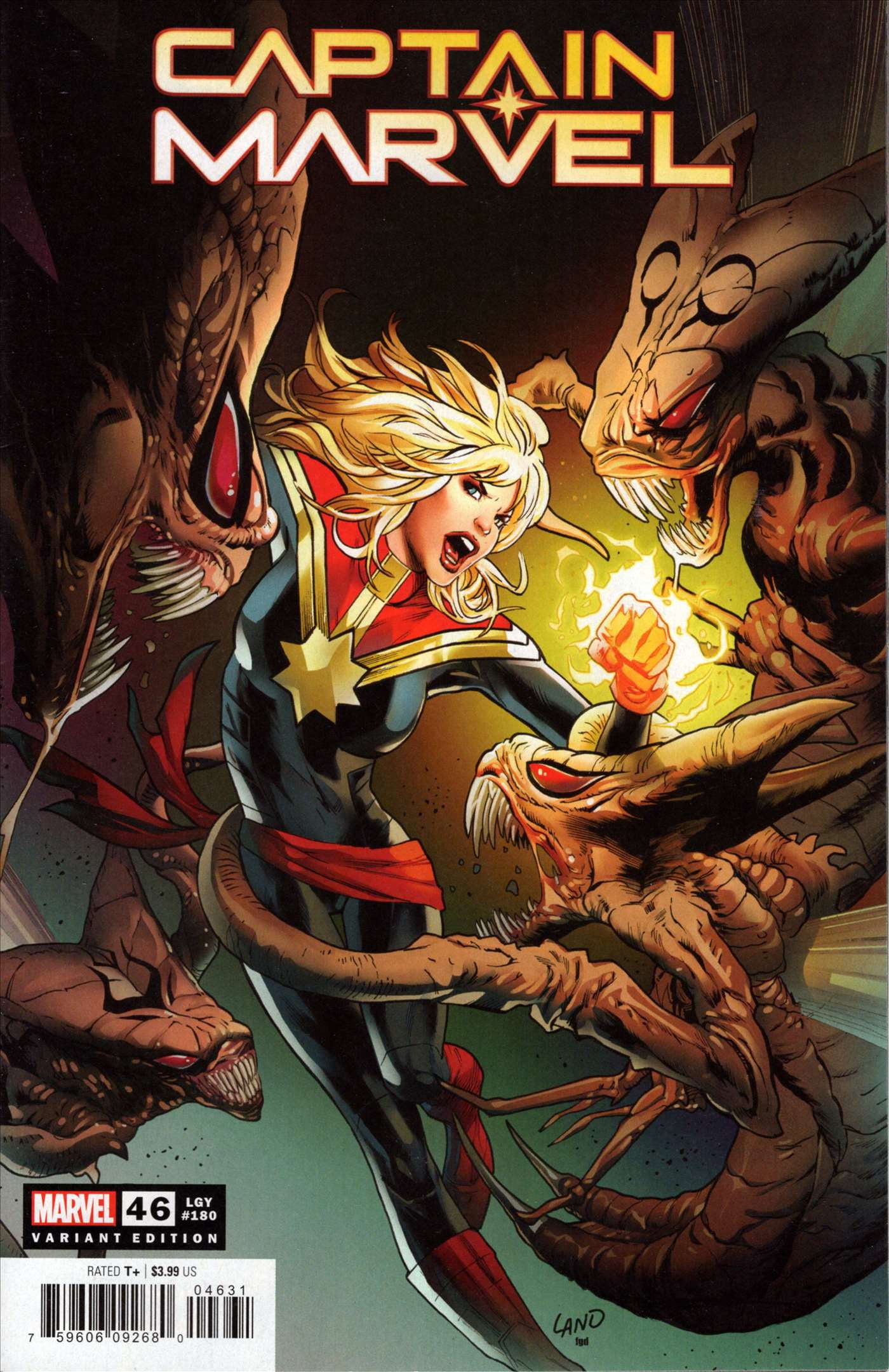 Captain Marvel (11th Series) #46B VF ; Marvel Comic Book - Walmart.com
