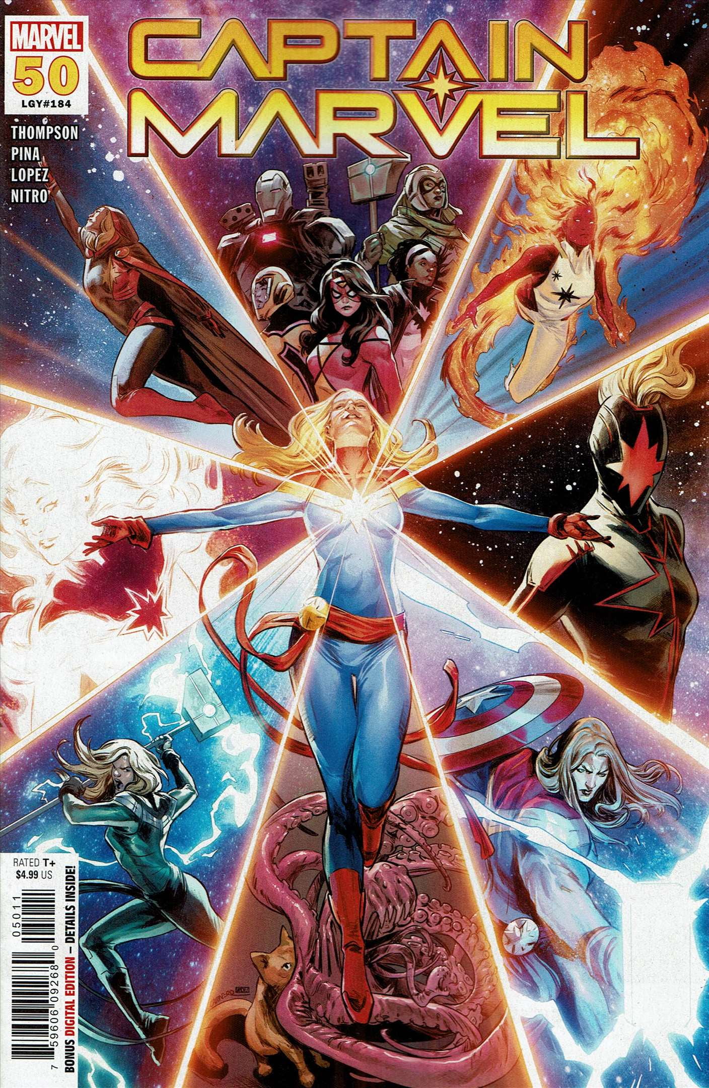 Captain Marvel (11th Series) #50 VF ; Marvel Comic Book - Walmart.com
