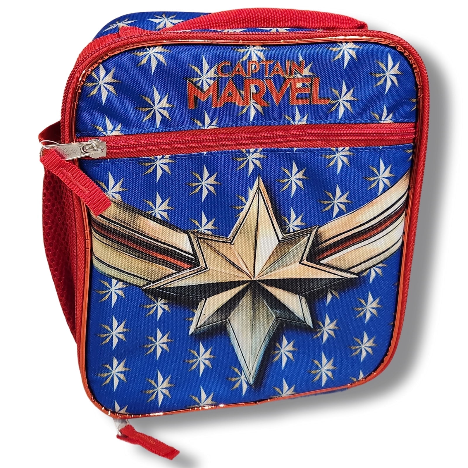 Captain Marvel Allover Insulated Lunch Box - Walmart.com