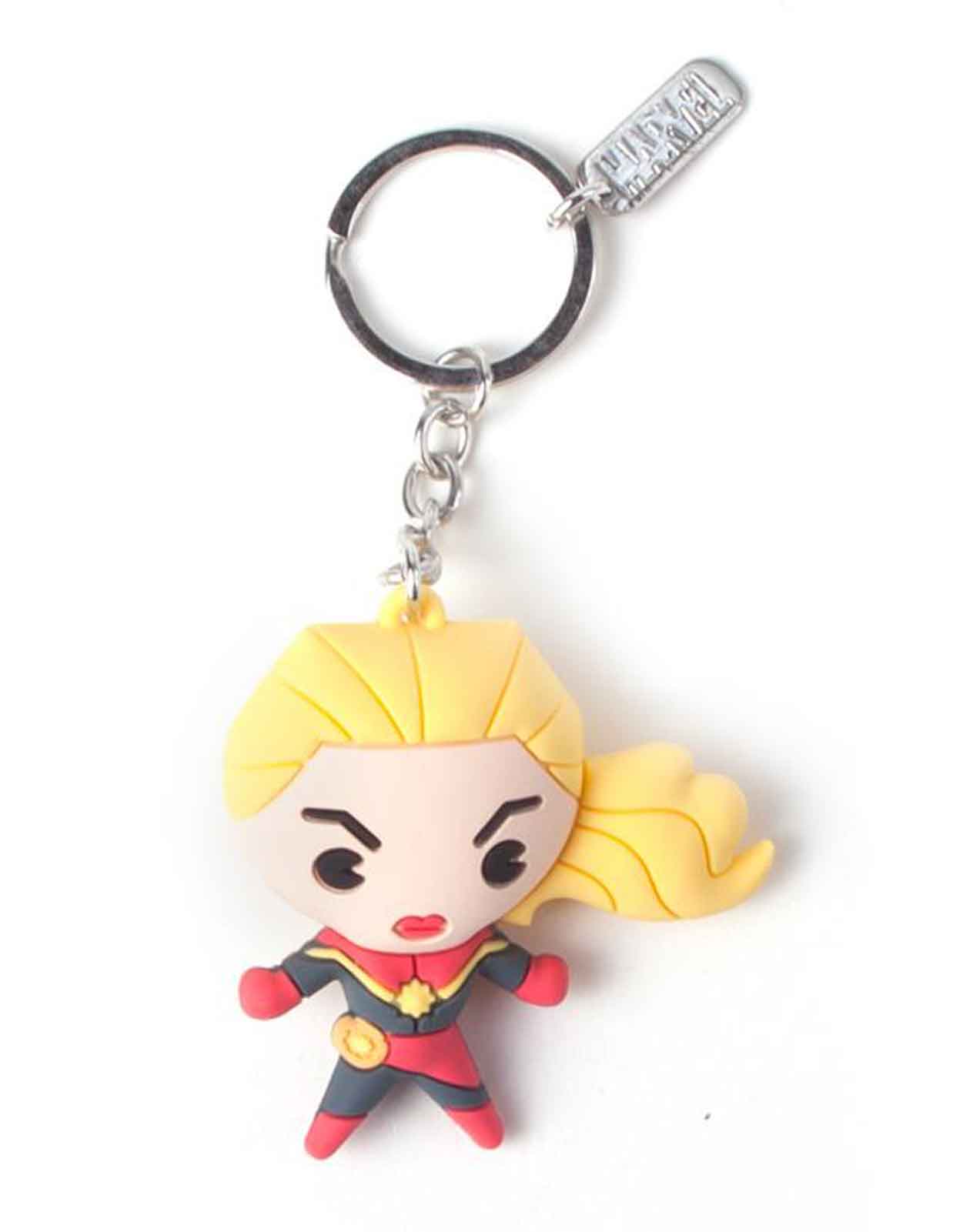 Captain Marvel Keyring 3D Kawaii Keychain - Walmart.com