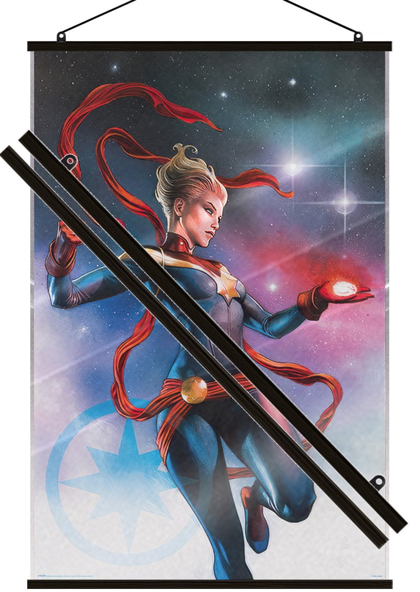 Captain Marvel - Marvel Comics Poster (Galaxy) (Size: 24" x 36 ...