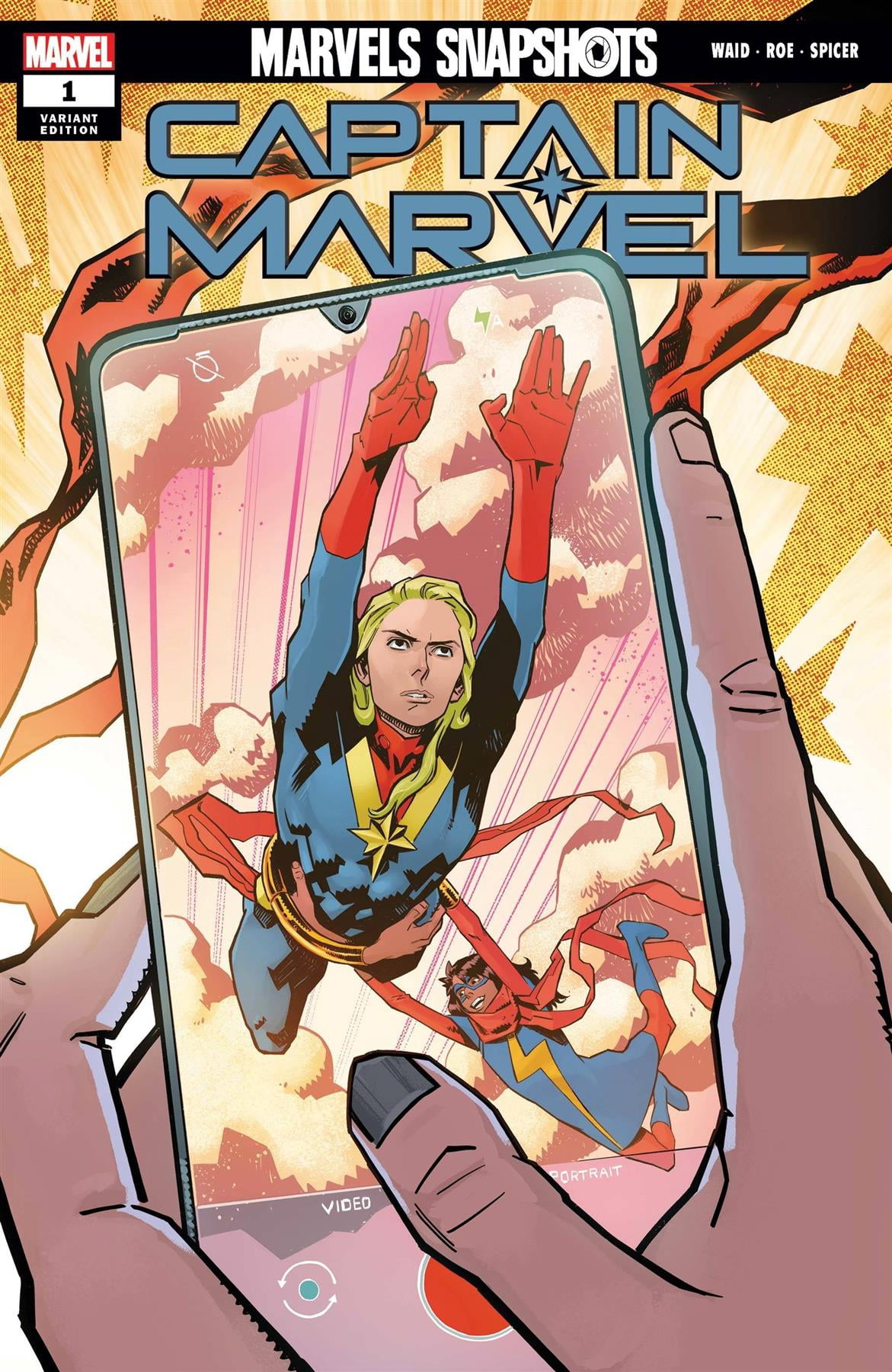 Captain Marvel Marvels Snapshots #1 Roe Var Marvel Comics Comic Book ...