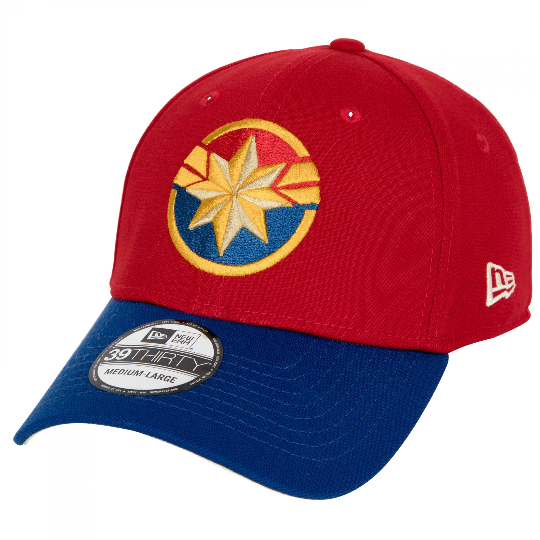 Captain Marvel New Era 39Thirty Fitted Hat-Large/XLarge - Walmart.com