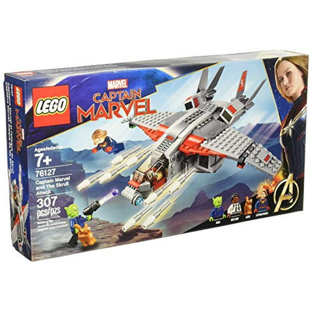 Captain Marvel & The Skrull Attack Set LEGO 76127 - Walmart.com