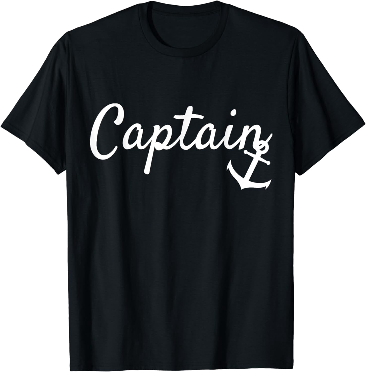 Captain Matching Couple Cruise Boating Anchor Graphic T-Shirt - Walmart.com