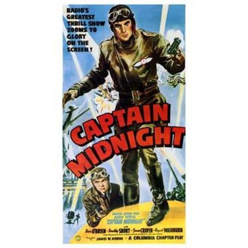 Captain Midnight Movie Poster (11 x 17) - Walmart.com