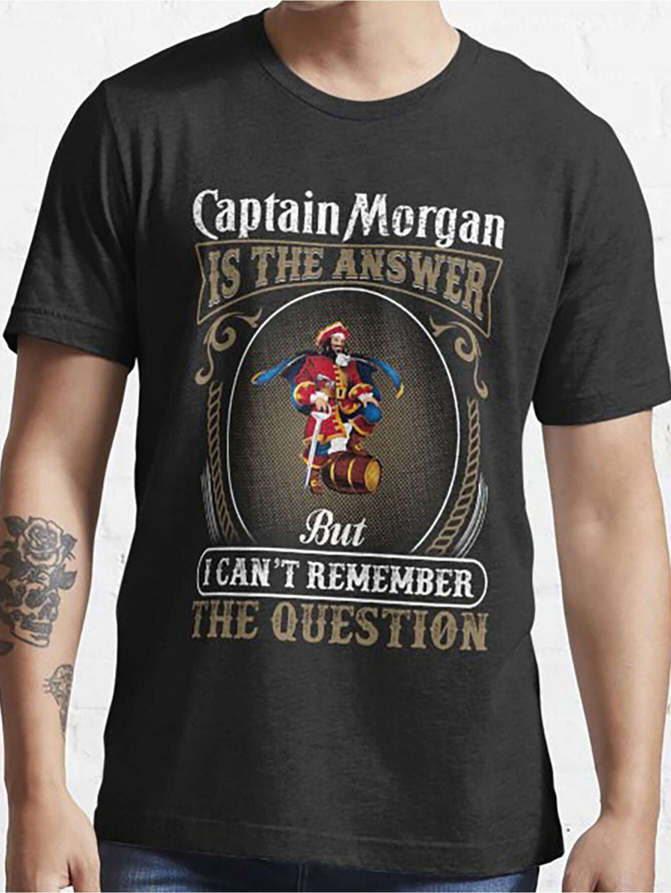 Captain Morgan AlbertBeDay. Unisex Funny Christmas Gift T-shirt ...