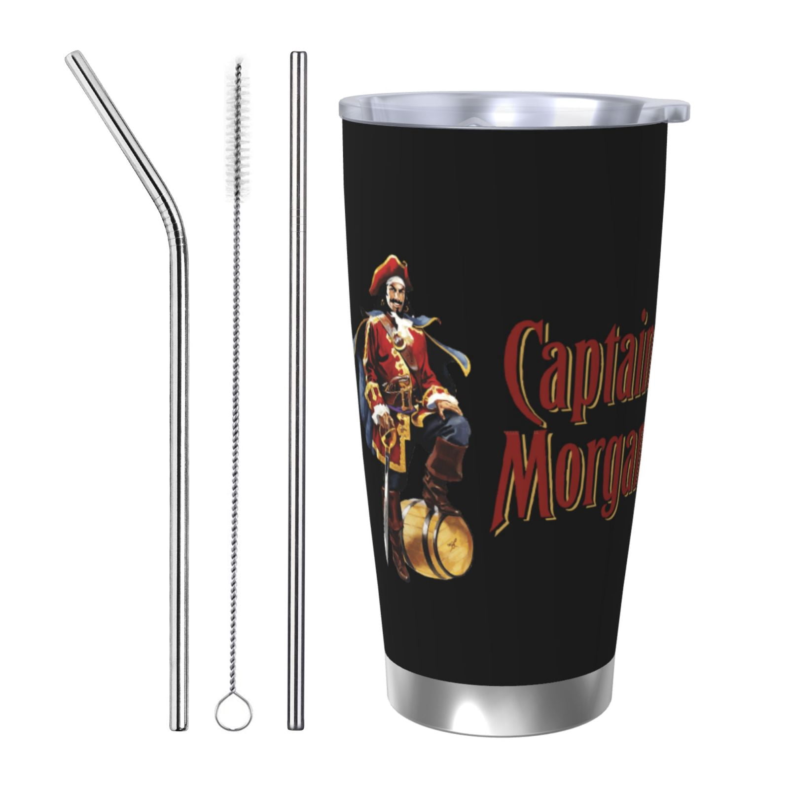 Captain Morgan Beer Car Cup Stainless Steel Insulated Water Cup Double ...
