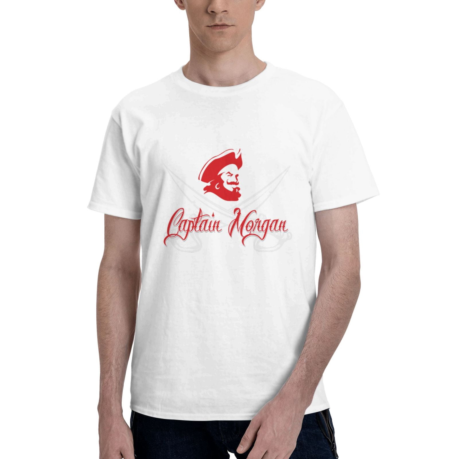 Captain Morgan Beer T-Shirt Men's Fashion Topwear Short Sleeve Adult ...