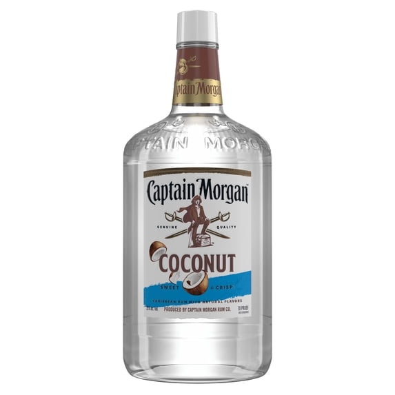 Captain Morgan Coconut Rum, 1.75 L Bottle, 35% ABV - Walmart.com