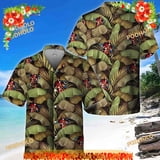 Captain Morgan Hawaiian Shirt, Banana Leaves All Over Print, Captain ...