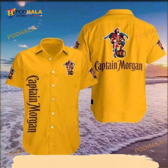 Captain Morgan Hawaiian Shirt, Gift For Beach Lovers, Captain Morgan ...