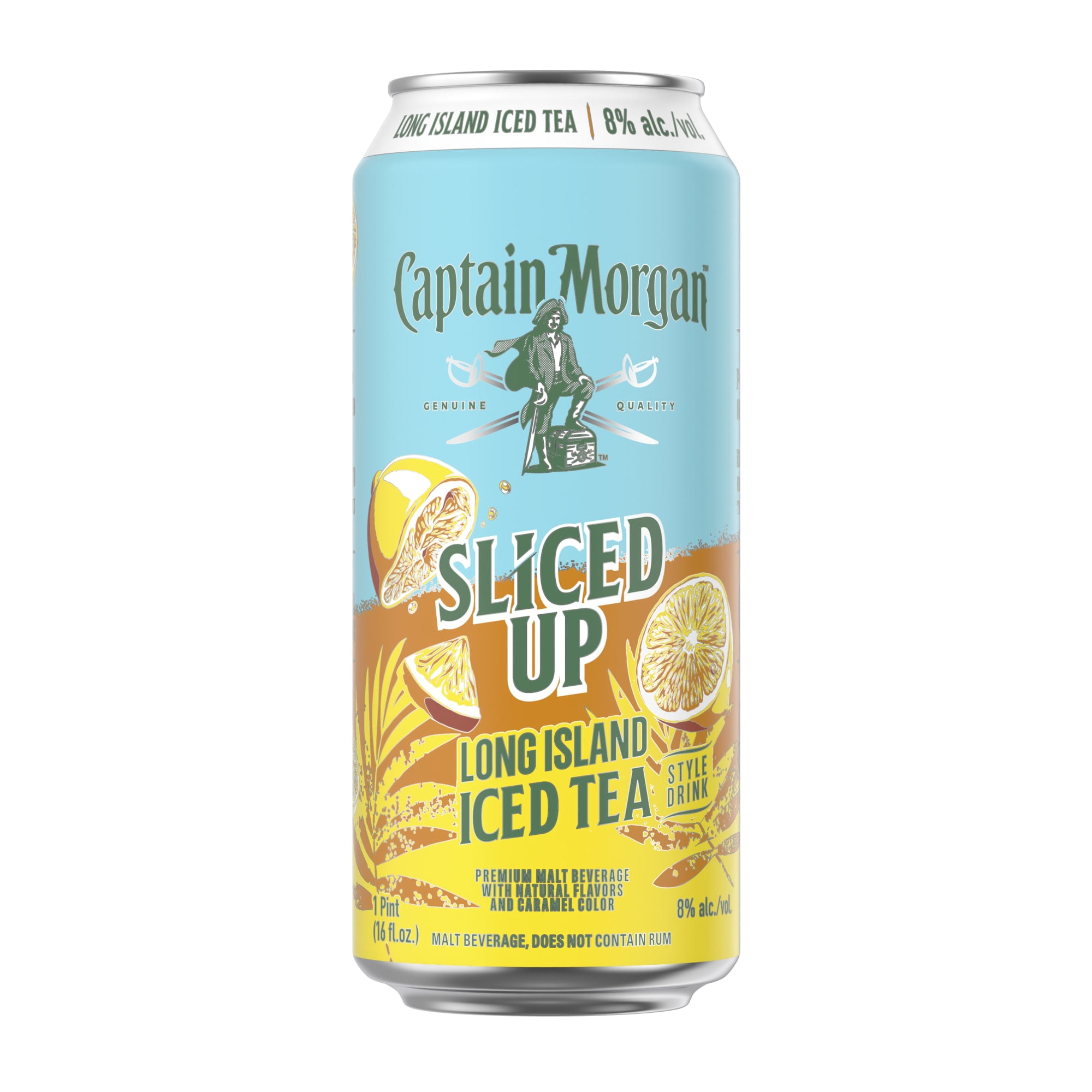 Captain Morgan Sliced Up Long Island Iced Tea, Single Serve, 16 fl oz ...