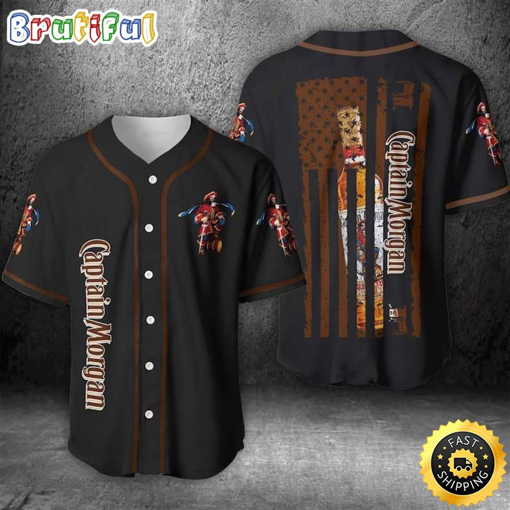 Captain Morgan US Flag Baseball Jersey - Hot Sale 2026 - Walmart.com