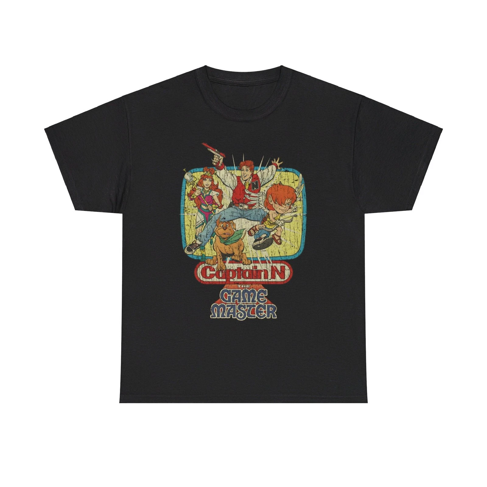 Captain N The Game Master TV Show Retro Video Game Animation Tee Unisex ...