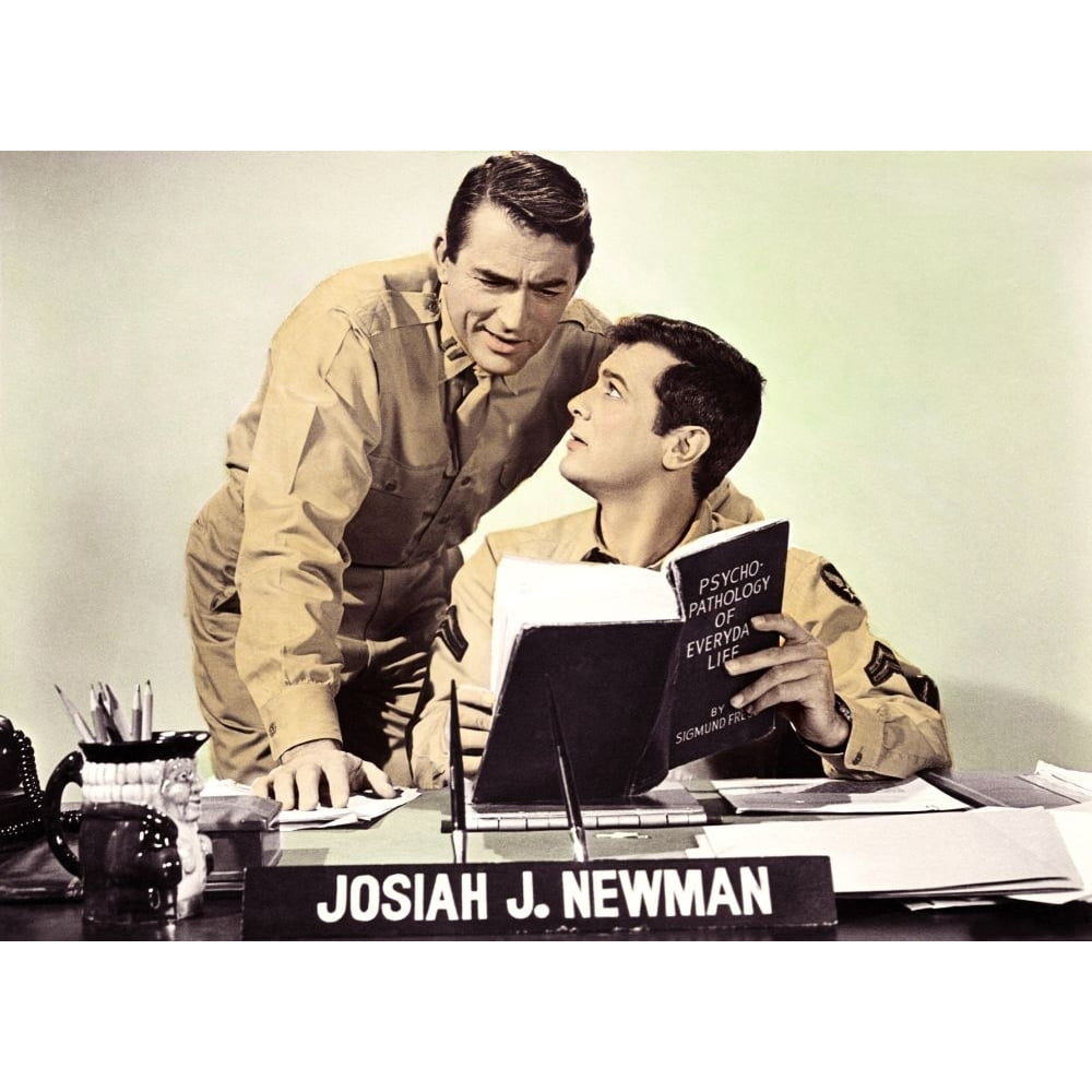 Captain Newman, M.D. From Left: Gregory Peck, Tony Curtis, 1963 Poster ...