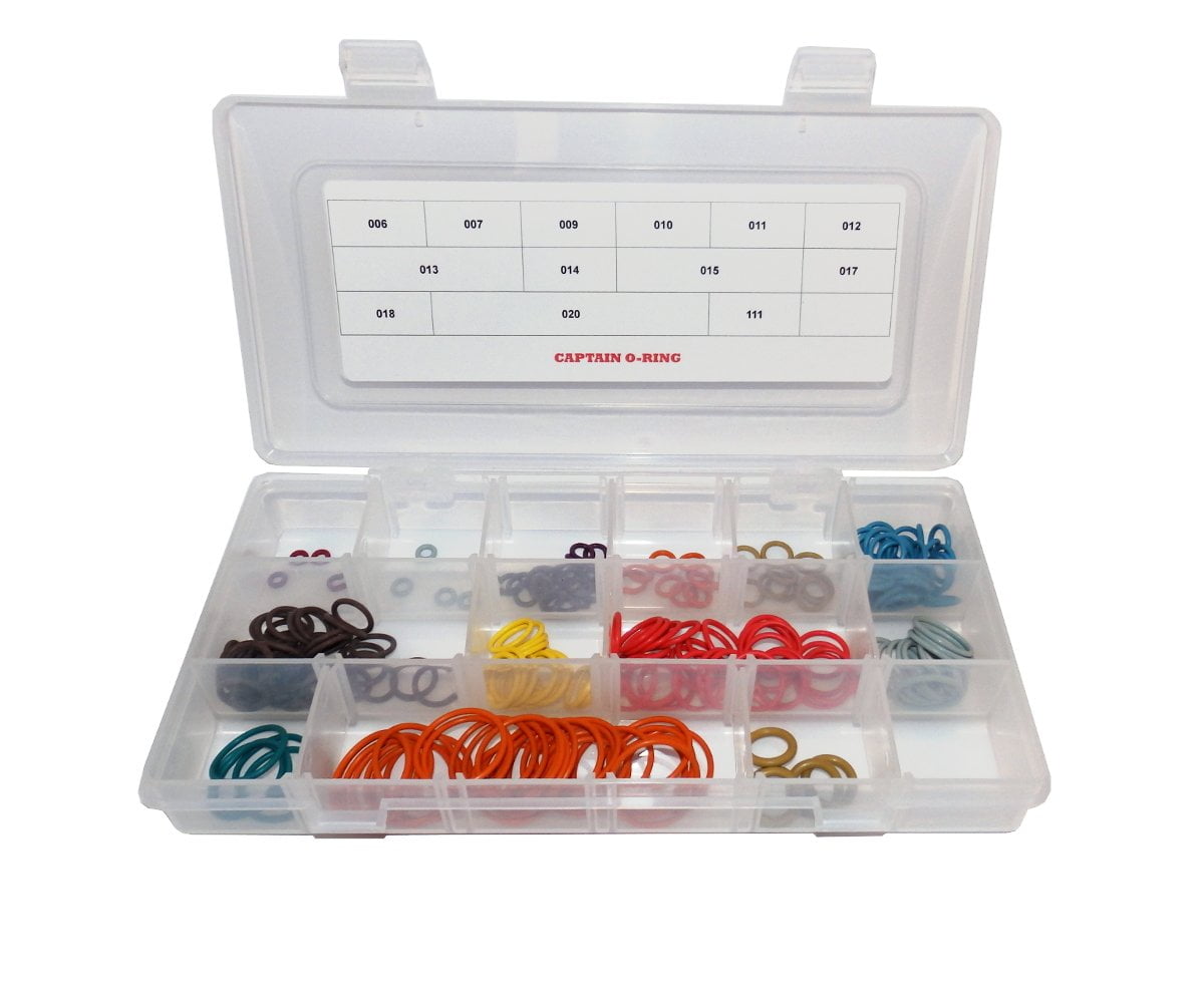 Captain O-Ring 5X Box Color Coded Oring Rebuild Kit for Smart Parts ...