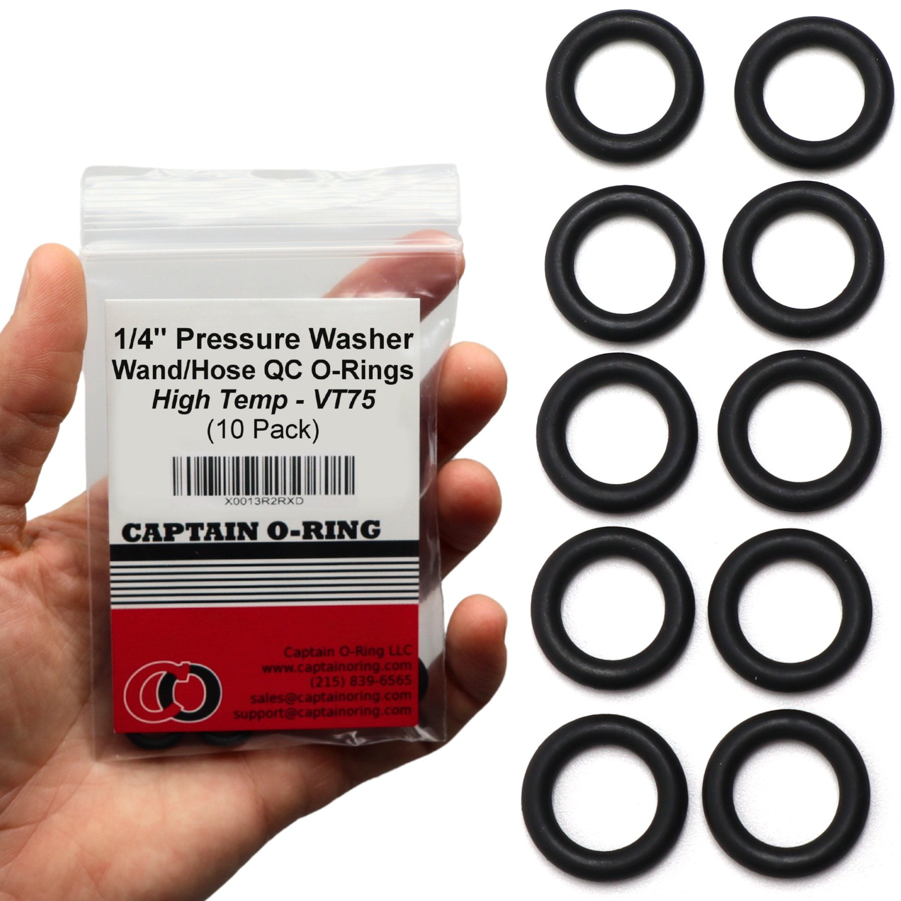 Captain O-Ring - Power Pressure Washer O-Rings for 1/4" Quick Coupler ...