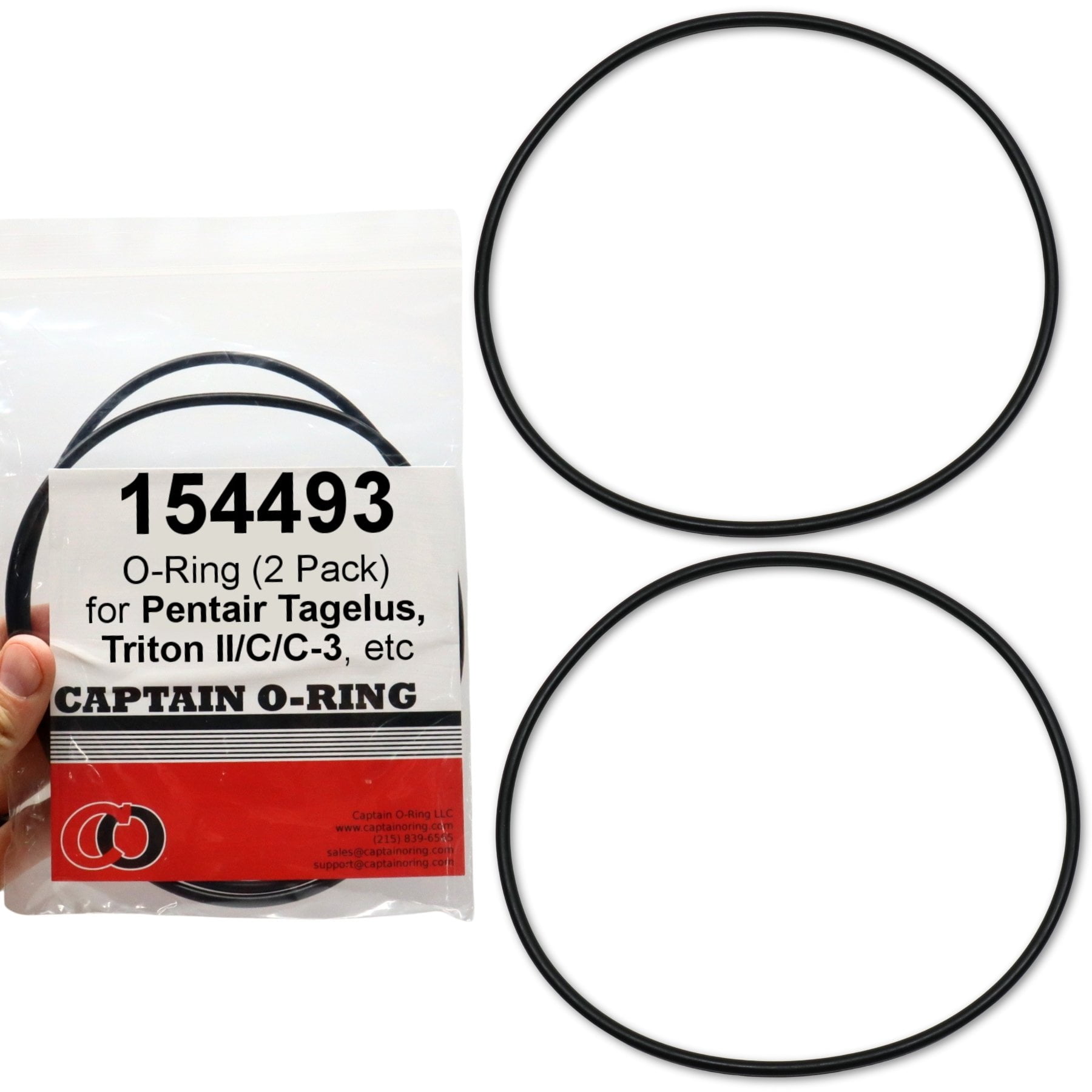 Captain O-Ring Replacement 154493 Closure O-Rings for Pentair PacFab ...