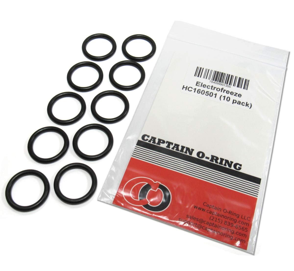 Captain O-Ring - Replacement Electro Freeze HC160501 O-Rings 10 Pack ...