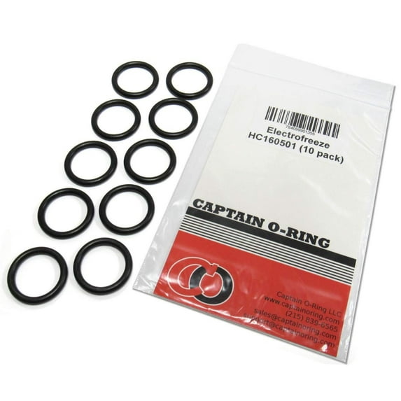 Captain O-Ring - Replacement Electro Freeze HC160501 O-Rings 10 Pack ...